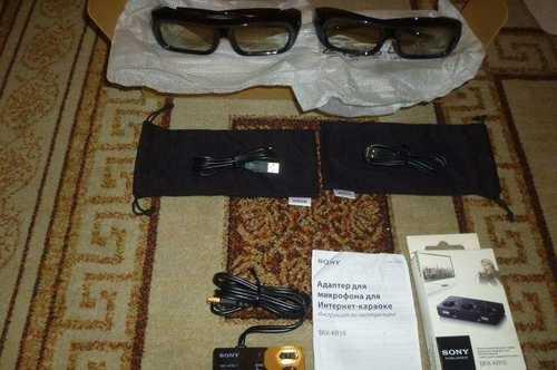 3D очки Sony TDG-BR250B и BRX-KR10