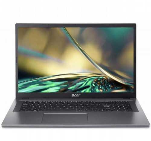 Ноутбук Acer Aspire A317-55P Processor N100/8Gb/SSD512Gb/17.3"/IPS/FHD/NoOs/silver (NX.kdkcd.007)