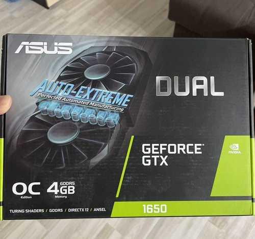 Видеокарта PCI-E asus GeForce GTX 1650