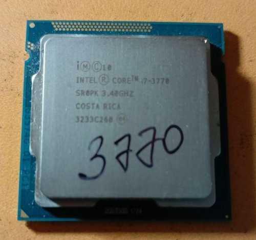 Процессор intel core i7 3770 1155 socket