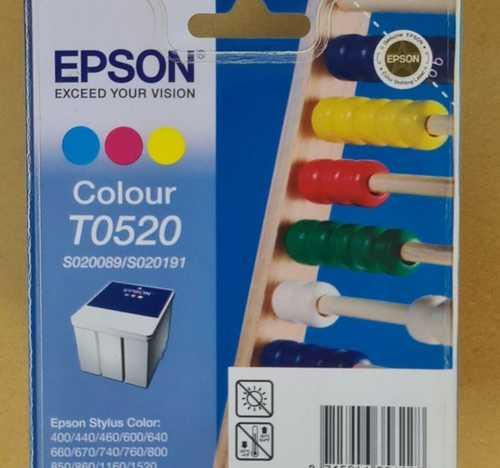 Картридж epson T0520 цветной