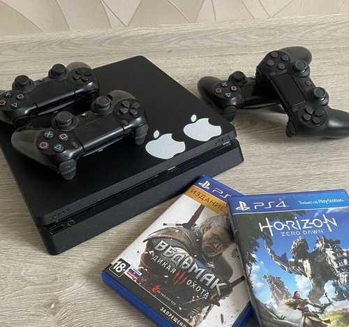 Sony playstation 4 slim с играми