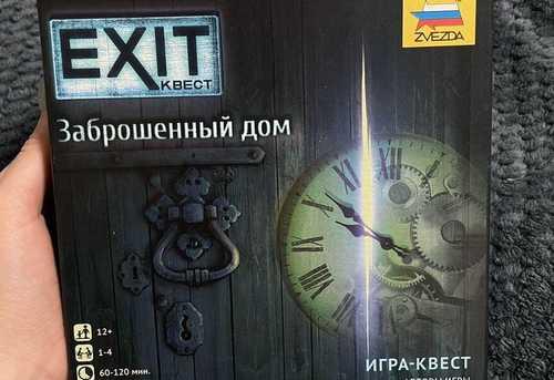 Настольная игра квест exit заброшенный дом