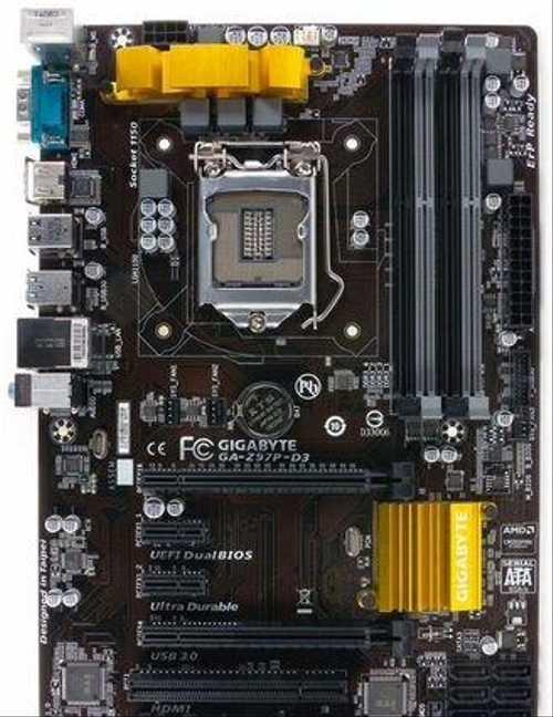 Приличная плата под LGA 1150: Gigabyte GA-Z97P-D3