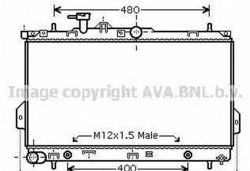 Радиатор охлаждения Hyundai Matrix