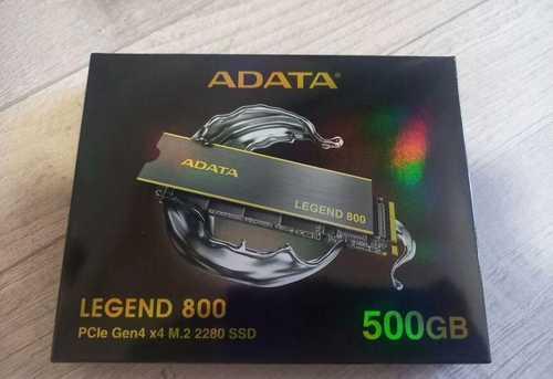 Новые SSD M.2 A-Data Legend 800 500 Гб
