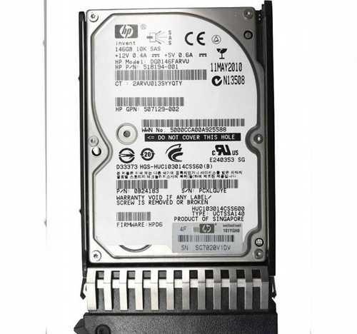 HP DG0146farvu HDD 146 гб 2.5"