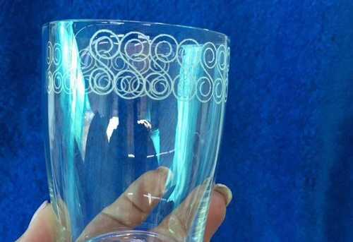 Советские стаканы из тонкого стекла