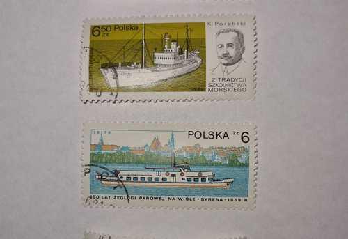 Марки Польша с 1971 по 1983 гг