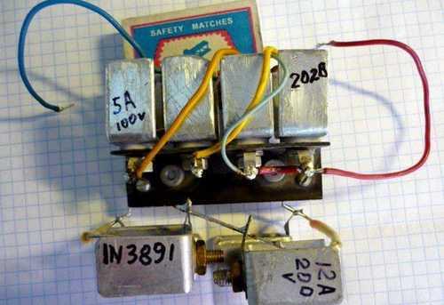 Диод 1N3891 (мост) 12А*200в. кд 202в-5а*100в(мост)