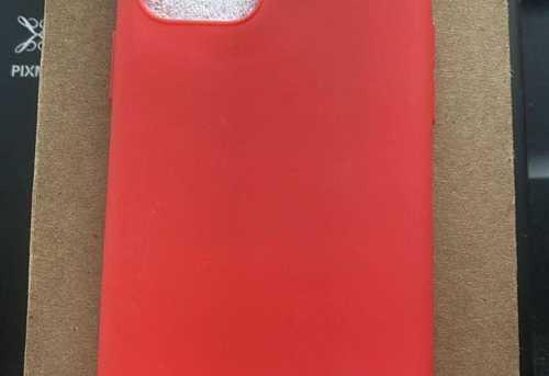Чехол на iPhone 11 pro силиконовый красный