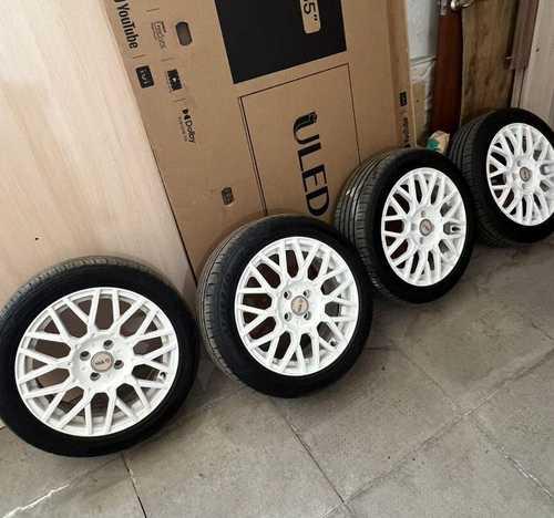 Летняя резина с дисками 195/50 R16 4x98