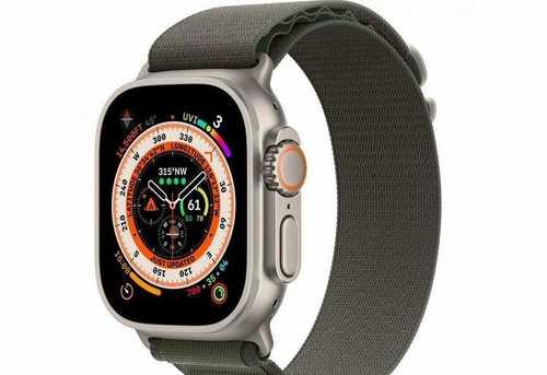 Apple Watch Ultra 49 мм, Green Alpine Loop