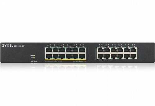 Коммутатор zyxel GS1900-24EP SMART L2 PoE + switch