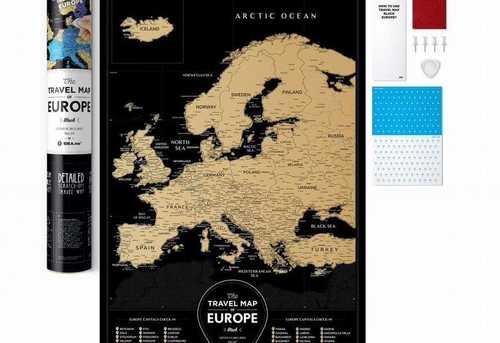 Скретч-карта Европы 1dea.me