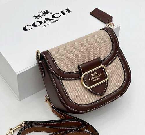 Сумка женская натуральная кожа coach