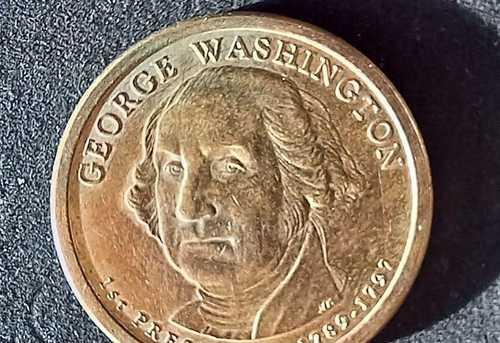 Обмен монет, 1 доллар George Washington
