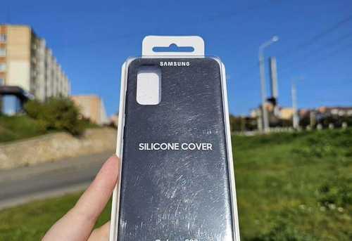 Чехол Samsung Silicone Cover чёрный для S20