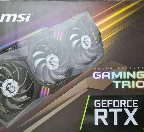 MSI RTX 3070 8Gb GamingX Trio коробка/пломба