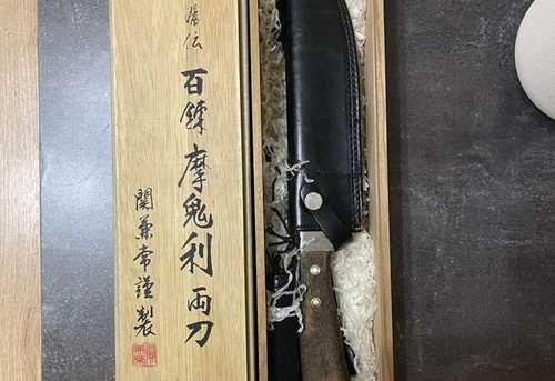 Кастомный Японский охотничий нож Рёто цума-кири