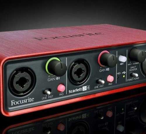 Focusrite scarlett 2i4 (1st gen) звуковая карта