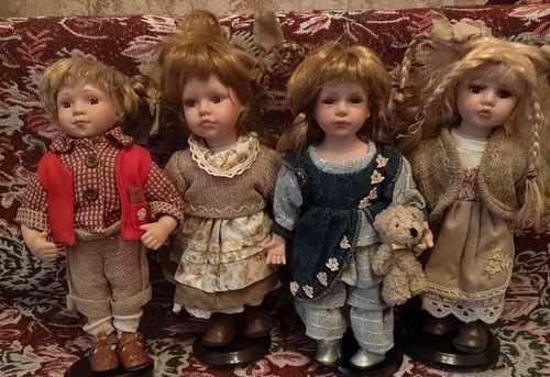 Кукла фарфоровая коллекционная 30см