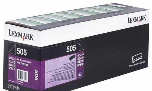 Lexmark 50F5000/50F500E картридж черный (1500 стр)