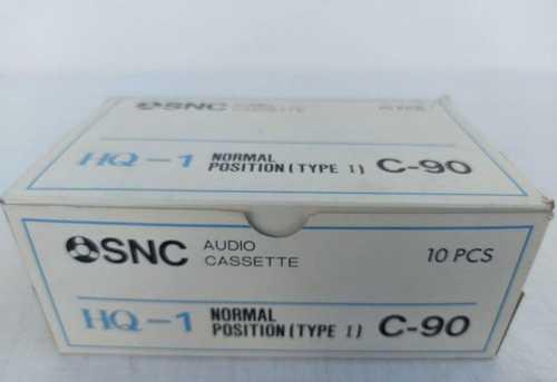Аудио кассеты SNC HQ-1 C-90 (новые) Japan