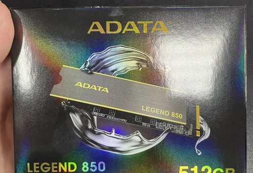 SSD накопитель adata legend 850 M.2 NVMe 512 гб
