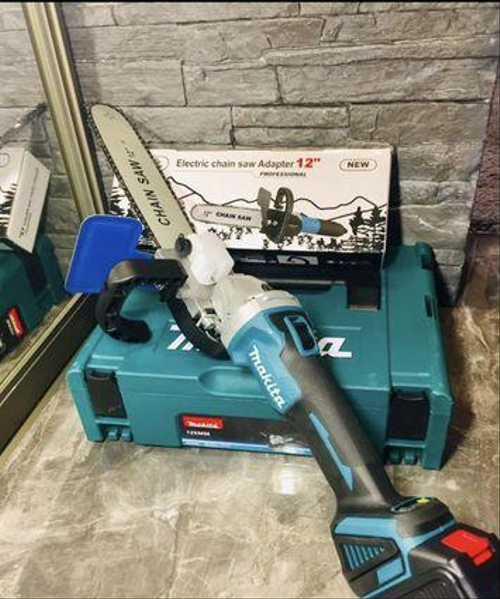 Ушм болгарка makita 125 аккумуляторная + насадка