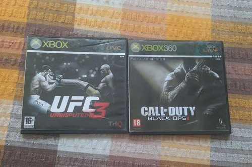 Xbox 360 UFC3 и call of duty black ops 2 на рус