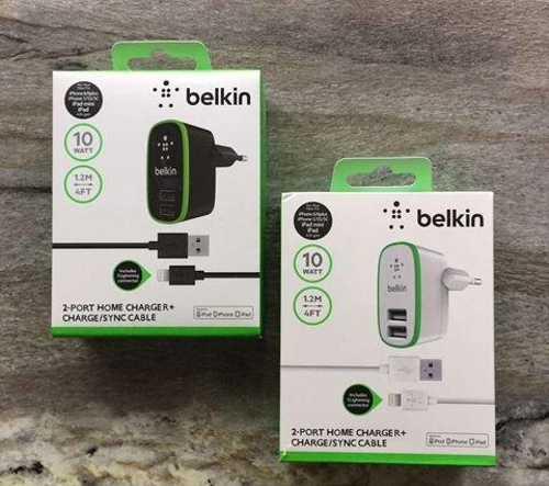 Сетевое зарядное устройство lightning Belkin