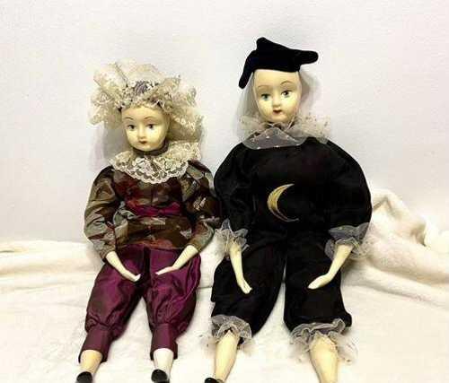 Кукла венецианская фарфор винтаж Италия