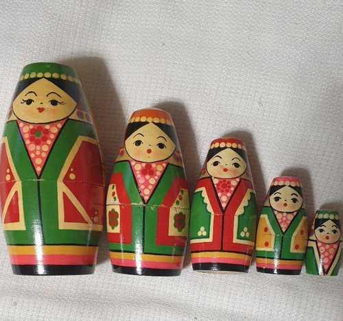 Матрешка деревянная СССР