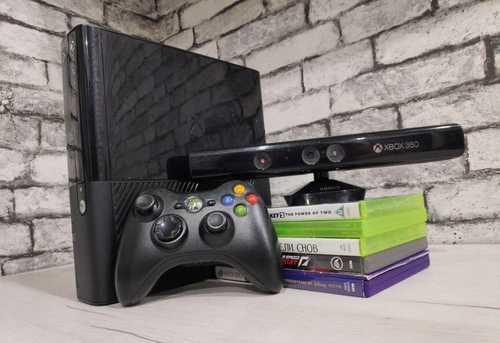 Xbox 360E 4GB Kinect + 6 игр