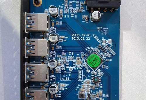 Контроллер PCI-E Express 4 USB 3.0