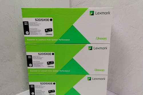 Картриджи оригинальные Lexmark 52D5X0E/X00 разные