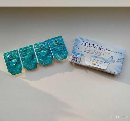 Линзы контактные acuvue oasys двухнедельные -5,75