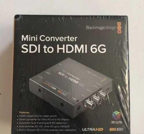 Blackmagic Mini converter SDI to hdmi 6G