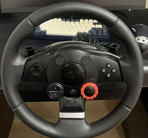 Руль logitech driving force gt 900градусов