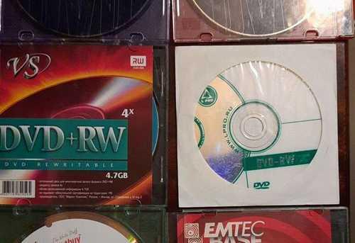 Диски чистые CD+RW, DVD+RW, DVD+R