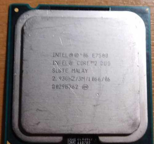 Процессор Intel core 2 duo