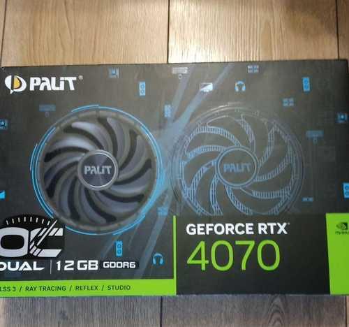 Видеокарта RTX 4070 Palit Dual OC