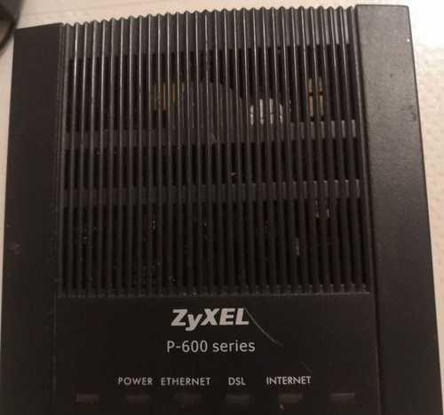 Роутер двухдиапазонный adsl2  zyxel P-600 series