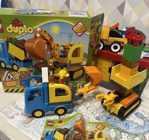 Lego duplo 10812 грузовик и гусеница