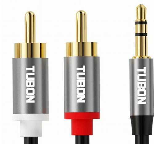 Кабель Tubon Аудио 3.5 мм mini jack (M) - 2 x RCA