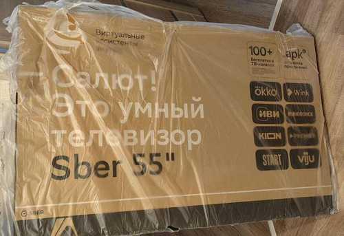 Телевизор UHD 4K 55"(139 см) Sber SDX-55U4010B