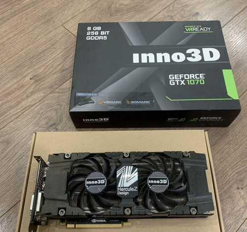 Видеокарта Inno3d gtx 1070 8gb