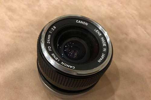 Canon FD 24mm f/2.8