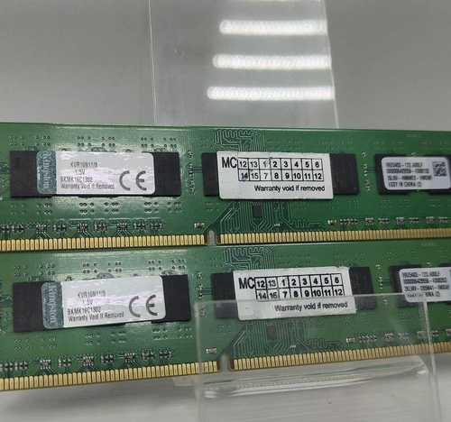 Оперативная память DDR3 16GB 1600 Kingston 2x8